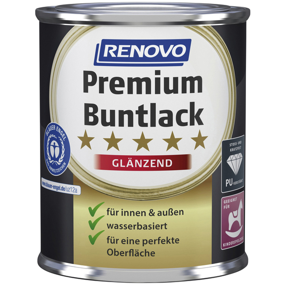 RENOVO Buntlack glänzend »Premium«, schwarz RAL 9900 - hagebau.at