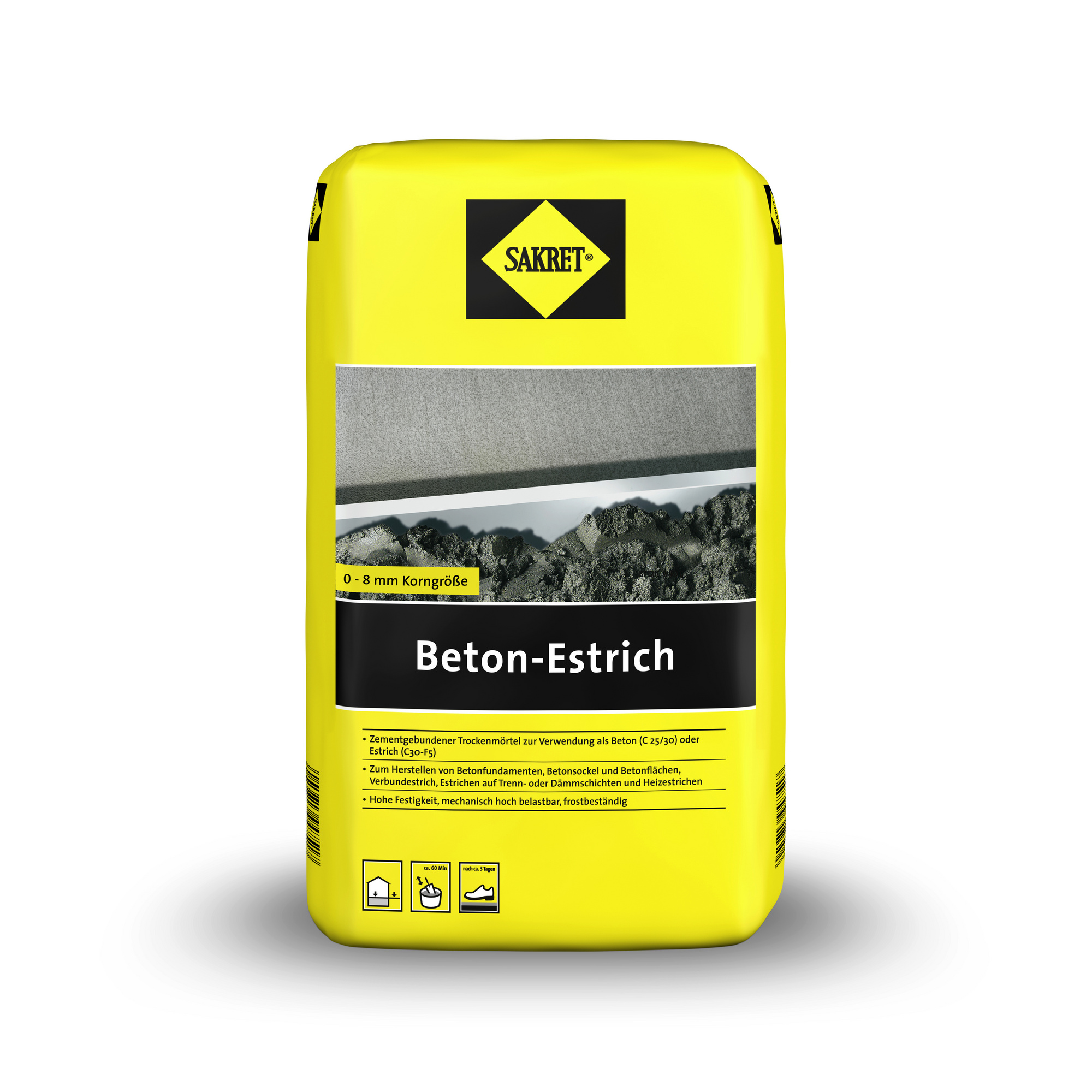 Sakret Beton Estrich Grau Hagebauat