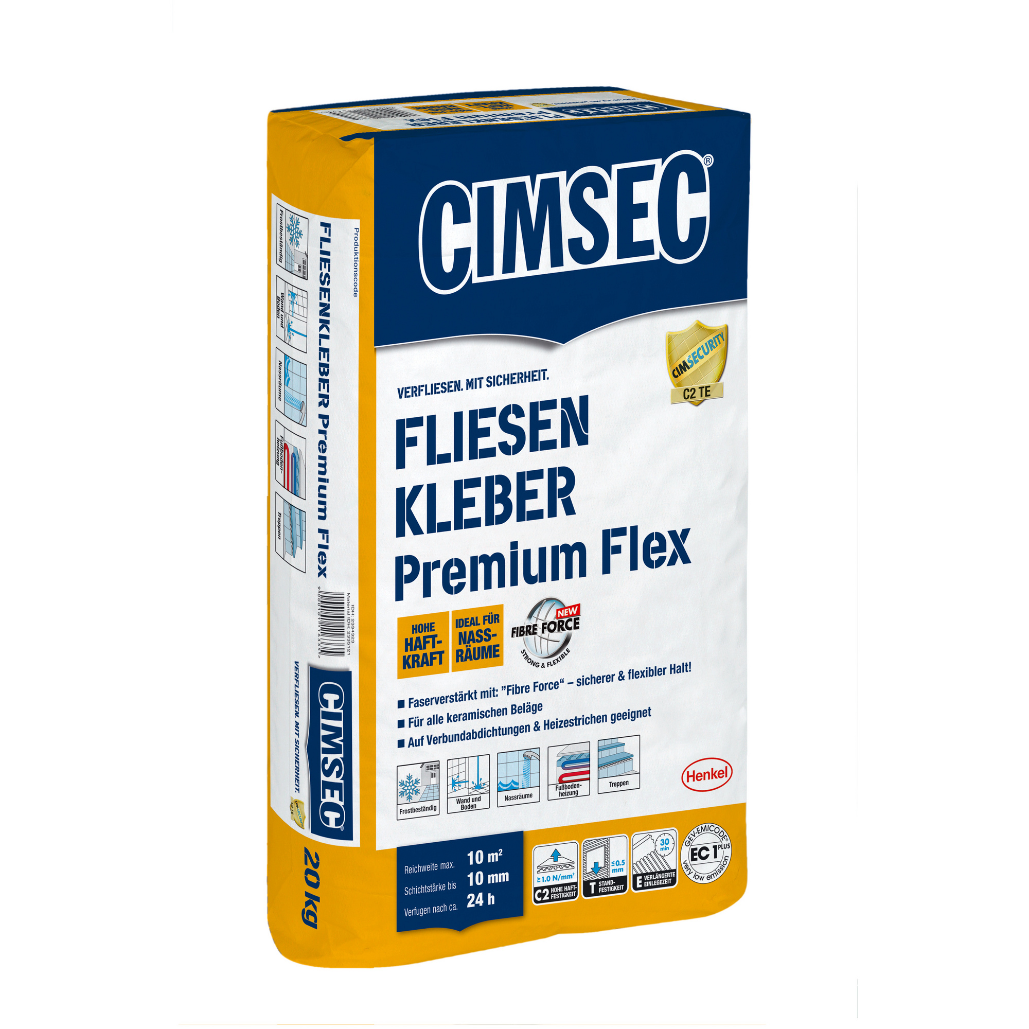CIMSEC Fliesenkleber Premium Flex, 20 kg - hagebau.at