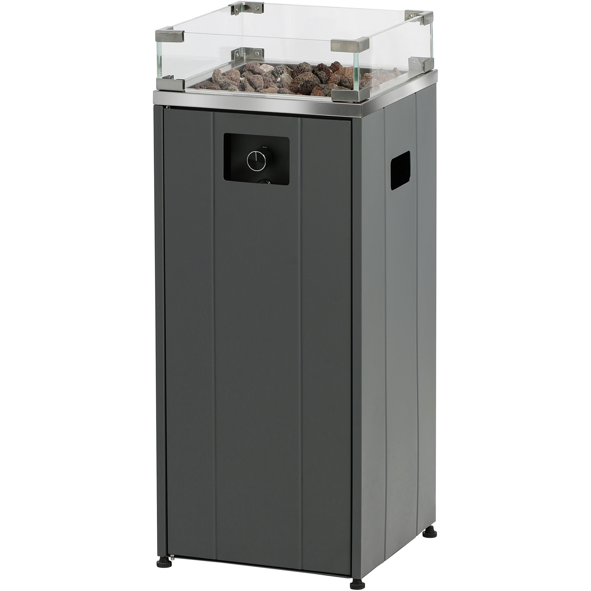 BUSCHBECK Loungefeuer, Gas, Höhe: 91 cm, grau - hagebau.at