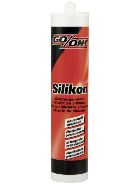 GO/ON! Silikon, Transparent, 0,28 l - Hagebau.at