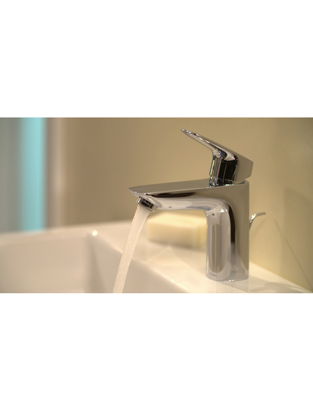 HANSGROHE Waschtisch-Einhebelmischer »Logis 100«, Messing, glänzend, ⅜ ...