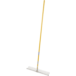 Offner Rechen »Gartengeräte - Rechen«, Metall, silberfarben/gelb ...